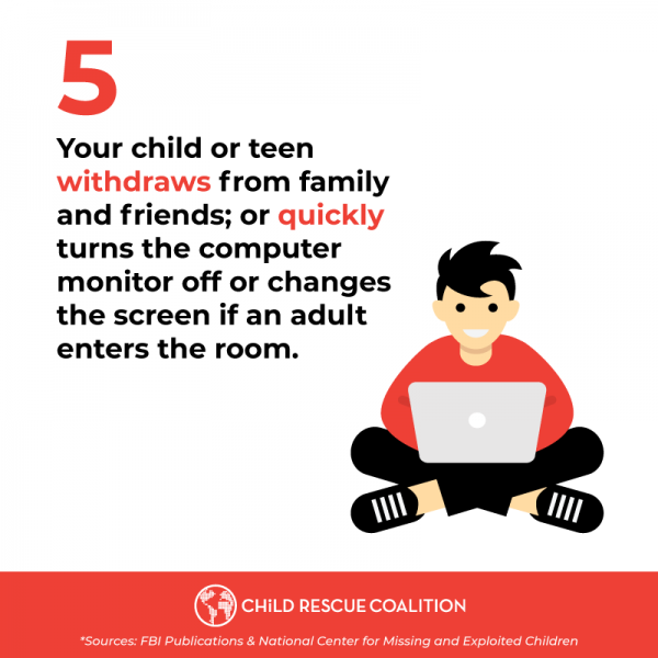 6 Signs Your Child Is Being Targeted by a Predator - Child Rescue Coalition