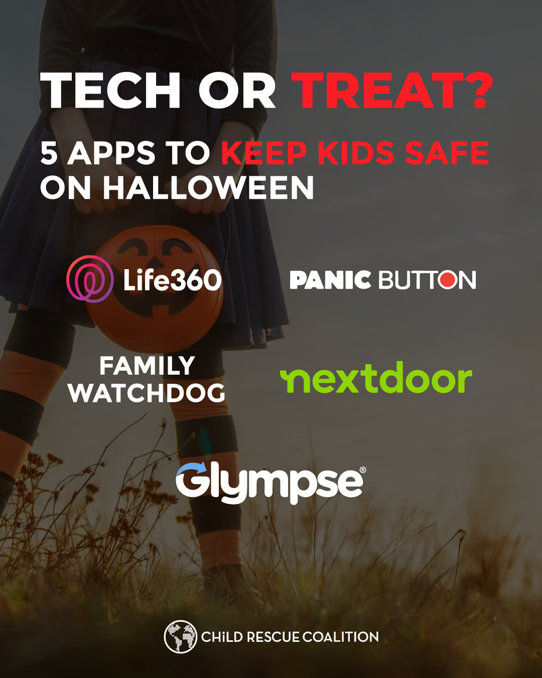 TECH OR TREAT: 5 Apps to Keep Kids Safe on Halloween - Child Rescue ...
