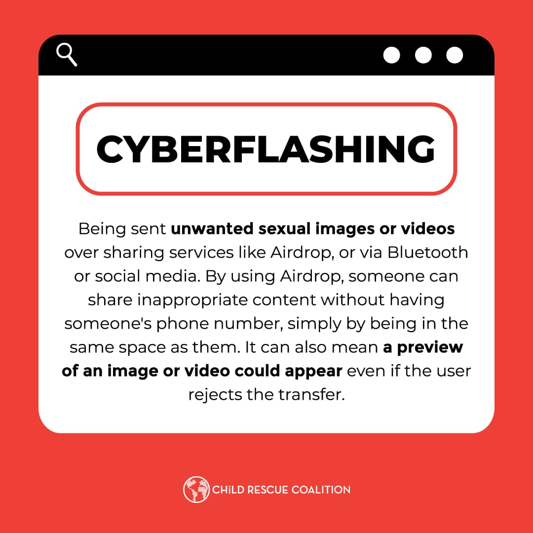 Protecting Your Children from Cyberflashing via AirDrop: A Parent's Guide - Child Rescue Coalition